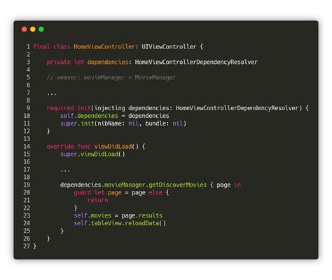 Dependency Injection Tutorial With Weaver On Ios Part 1 Scribd