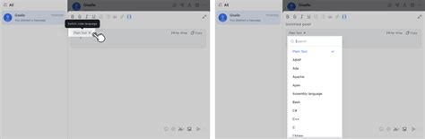 Send Code Block Messages