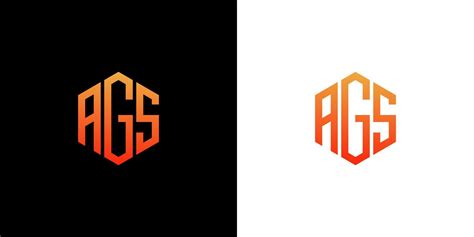 Ags Letter Logo Design Polygon Monogram Icon Vector Template 11235094