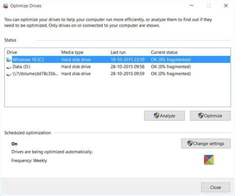 Hidden Partitions Displayed In Disk Defragmenter Tool