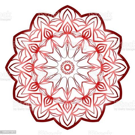 현대 장식 름 모양입니다 꽃 만다라입니다 벡터 일러스트 레이 션 0명에 대한 스톡 벡터 아트 및 기타 이미지 0명 나선형