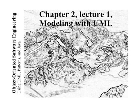 Pdf Chapter 2 Lecture 1 Modeling With Uml Object Oriented
