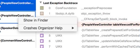 Ios Debugging Xccrashpoint Stack Overflow