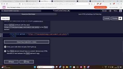 Learn Html By Building A Cat Photo App Step 14 Html Css The Freecodecamp Forum