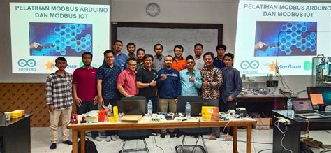 SIMOR Technology PELATIHAN MODBUS ARDUINO DAN MODBUS IOT Di LAB KAMPUS PENS