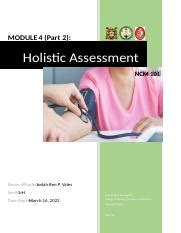 Essential Guide To Holistic Health Assessment In Nursing Course Hero