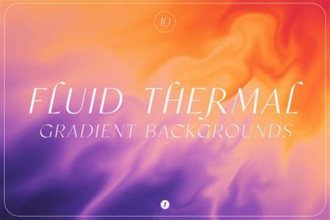 Fluid Thermal Gradient Backgrounds Graphic By Freezerondigital