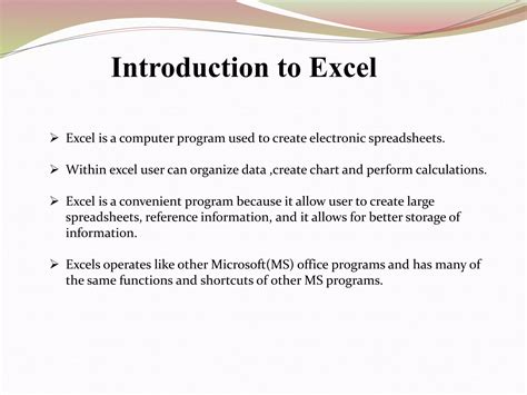 Basic Ms Excel Pptx Desktop Publishing Computer Software And