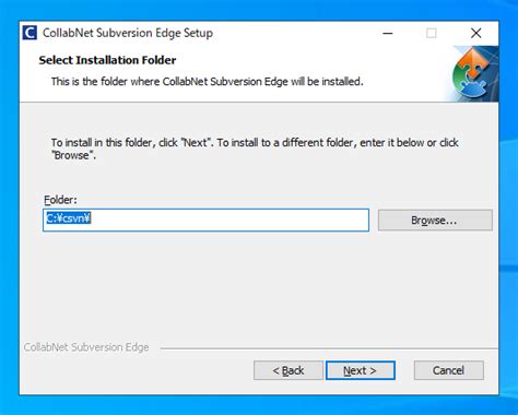 Collabnet Subversion Edge 524 のインストール Ipentec