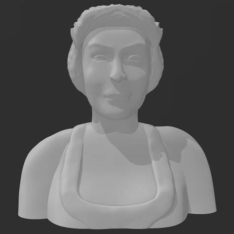 Stl File Princess Fiona Head Bust Shrek ・3d Printer Design To Download