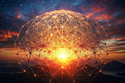 Unveiling The Future Of Ai A Silhouette Of Advanced Algorithm Concepts Network Connections And