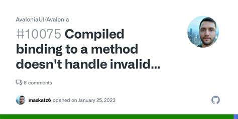 Compiled Binding To A Method Doesnt Handle Invalid Command Parameter