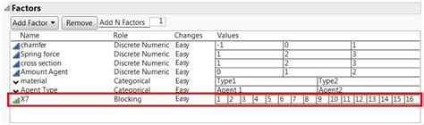 Solved Doe With Blocking And Constraints Jmp User Community