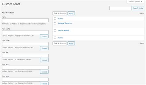 Upload Custom Fonts Attesawp Documentation