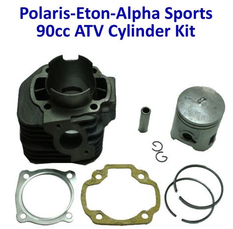 Cylinder Piston Kit Head Rings Crankshaft Polaris Sportsman 90cc 2 Stroke Atv Parts