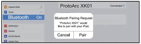 Protoarc Xk01 Foldable Full Size Wireless Keyboard User Manual