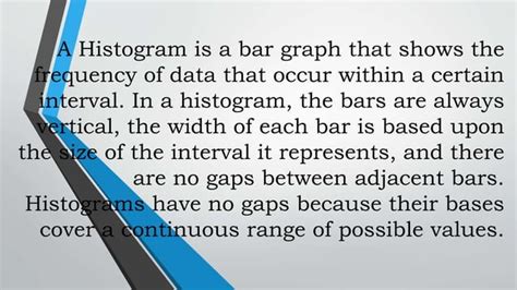 Presentation Of Data Histogram Mathematics 7pptx