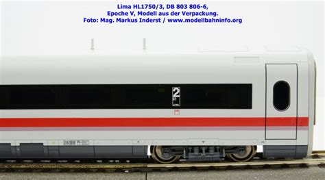 lima hl1750 db ice 1 baureihe 401