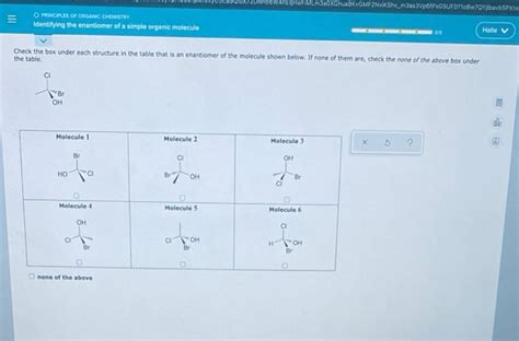 solved check the box under each structure in the table that