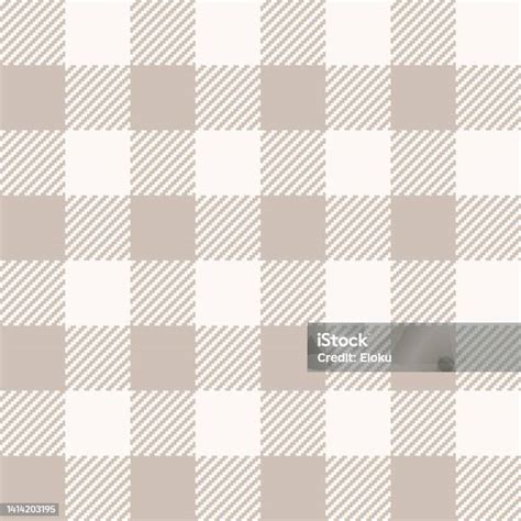 파스텔 갈색과 흰색의 원활한 버팔로 체크 패턴 벡터 목재 잭 격자 무늬 배경 타탄 체크무늬에 대한 스톡 벡터 아트 및 기타 이미지 타탄 체크무늬 패턴 연속무늬