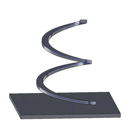 parameterized tapered helix solidworks