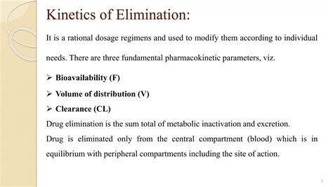 Enzyme Inhibition And Kinetics Of Elimination Pptx