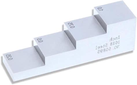 4 Step Aluminium Alloy Calibration Block Block Thickness