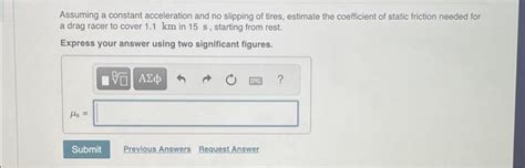 Solved Assuming A Constant Acceleration And No Slipping Of Chegg
