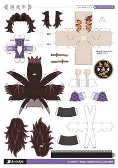 24 Ideas De Figuras De Demon Slayer Para Armar Arte Origami
