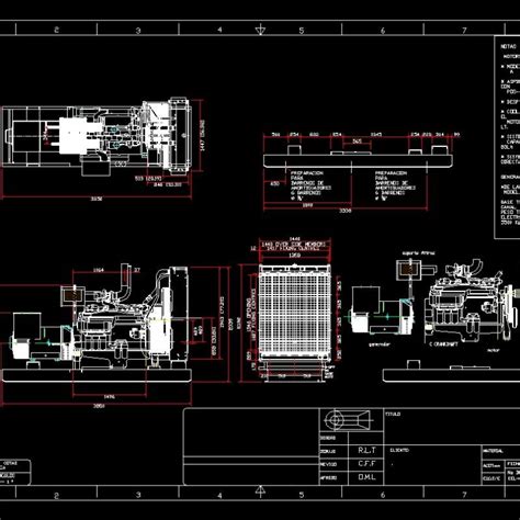 Genset Dwg Block For Autocad • Designs Cad