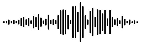 Premium Vector Sound Wave Sign Seamless Sound Waveform Background