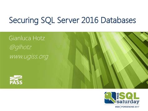 securing sql server 2016 databases ppt download