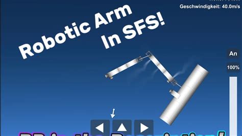 My Robotic Arm in SFS #sfs - YouTube