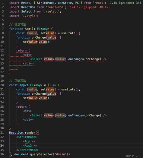 不能将类型“element”分配给类型“fc＜any＞” typescript gitcode 开源社区