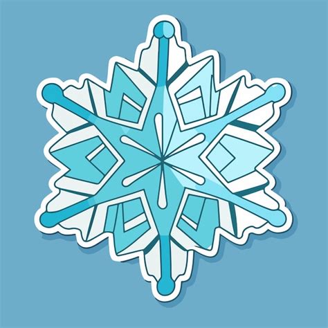 Frozen Snowflake Template