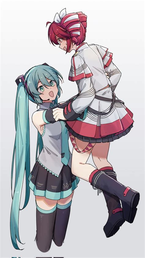 Hatsune Miku And Kasane Teto Vocaloid And More Drawn By Frontiersun Danbooru