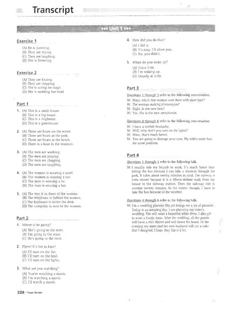 Very Easy Toeic Script Pdf