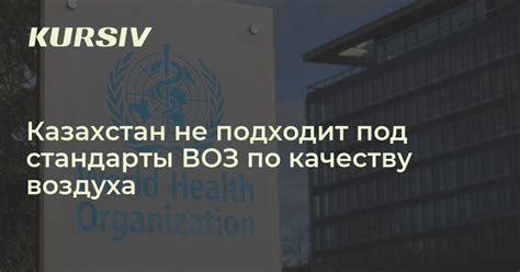 Казахстан не подходит под стандарты ВОЗ по качеству воздуха