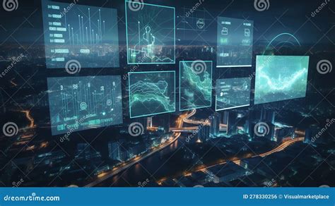 Ai Powered Energy Management System Stock Illustration Illustration Of Footprint Powered