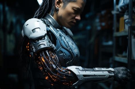 Advanced Ai Robotics Humanoid Companions Futuristic Interactions Aihuman Bond Premium Ai