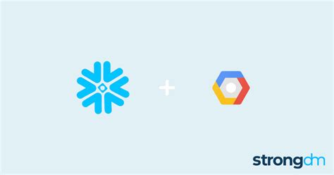 connect snowflake and gcp strongdm