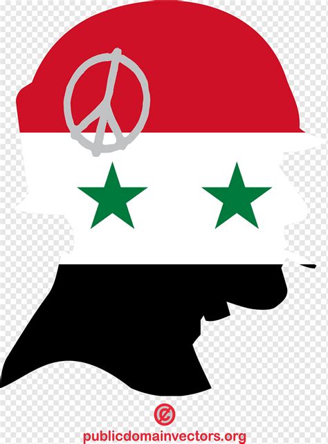 평화의 군인 시리아 국기 Png Pngwing