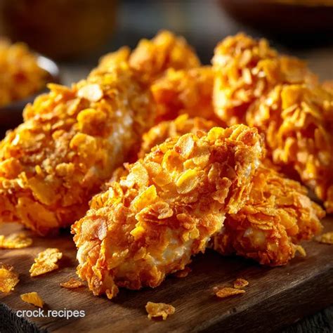 Cornflake Chicken Recipe Ultracrispy Baked Tenders Crock
