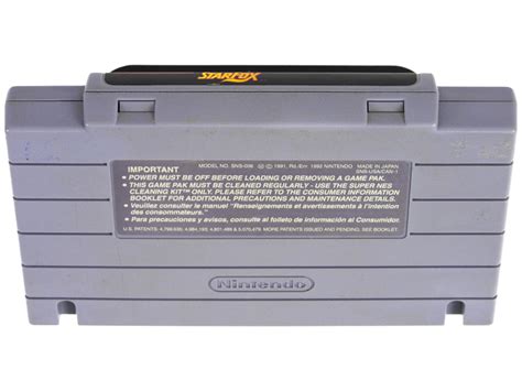 Star Fox Super Nintendo Snes Retromtl