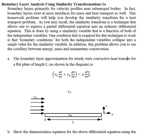 Boundary Layer Analysis Using Similarity