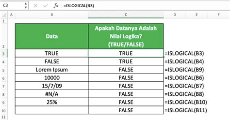 Cara Menggunakan Rumus Islogical Excel Fungsi Contoh Dan Langkah Penulisan Compute Expert Cara Menggunakan Rumus Islogical Excel Fungsi Contoh Dan Langkah Penulisan Compute Expert