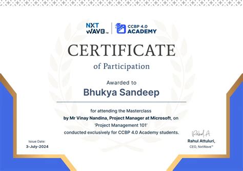 Bhukya Sandeep Naik On Linkedin Nxtwave Ccbp Nxtwaveintensive Ccbpian
