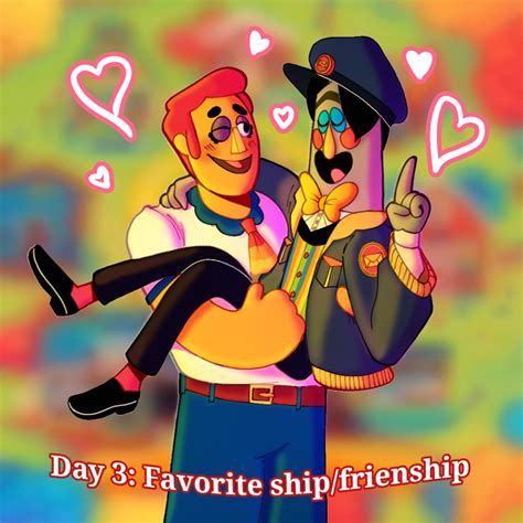 Freakmexdraw On Twitter Day 3 Favorite Shipfriendship Eddiedear Frankfrankly Welcomehome
