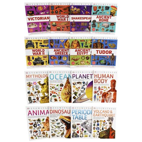 Dk Eyewitness Collection 16 Books Set Paperback Young Scientists