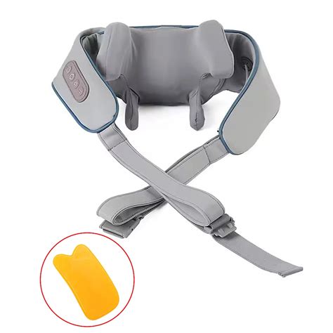 Portable Cordless Shiatsu Neck Shoulder Back Massager With Heat And Deep